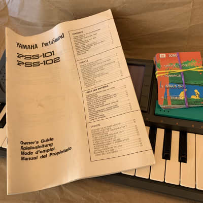 Yamaha PortaSound PSS-102 Electronic Keyboard 1991 rare with | Reverb