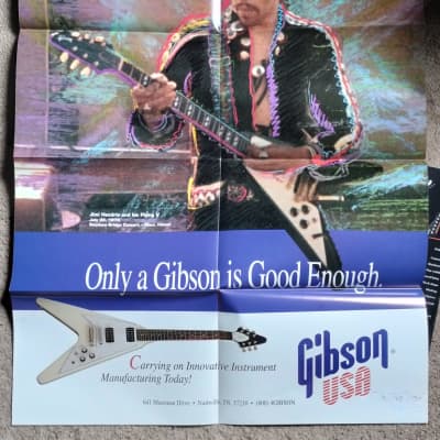 Gibson Posters : The Designer collection Jimi Hendrix THREE | Reverb