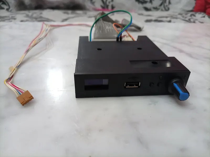 GOTEK Casio FZ1 USB GOTEK floppy emulator drive OLED Rotary | Reverb