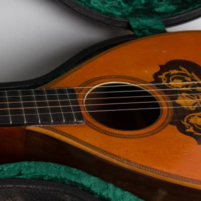 August Pollmann Royal Mandolin Banjo (1890), black hard shell | Reverb