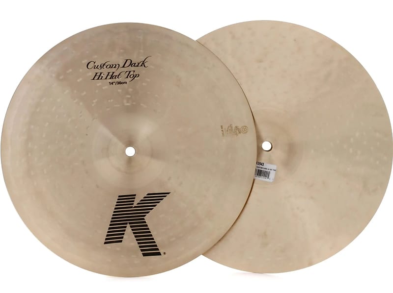 Zildjian 14" K Custom Dark Hi-Hat Cymbals (Pair) | Reverb