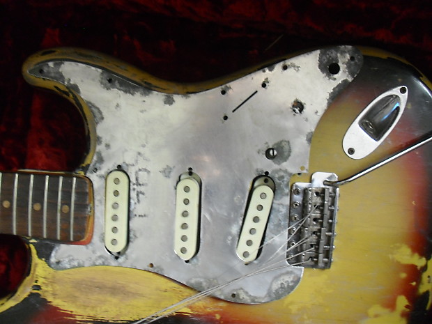 Fender Stratocaster shield 59-62 Relic / aged Strat full | Reverb