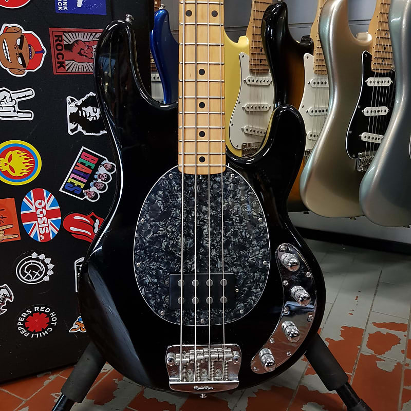 Music Man Sting Ray Bass 4 Black 3 Eq 2006 | Reverb