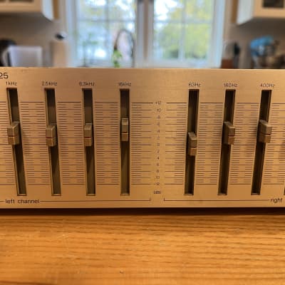 Technics SH-8025 Graphic Equalizer 1980s - Silver | Reverb