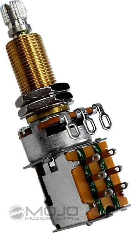 Mojotone 500K Audio Taper Push-Push Long Shaft Guitar | Reverb