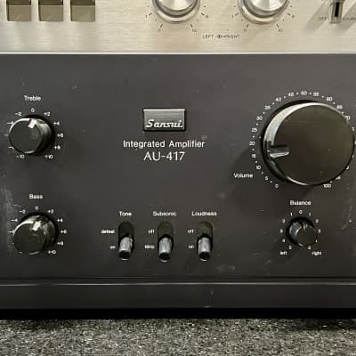 Vintage Sansui AU-417 Integrated Amplifier 65 Watts/Channel; | Reverb