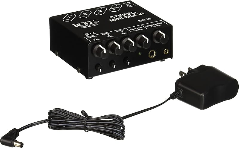 Rolls MX28 MINI-MIX VI Three-Channel True Stereo Line | Reverb