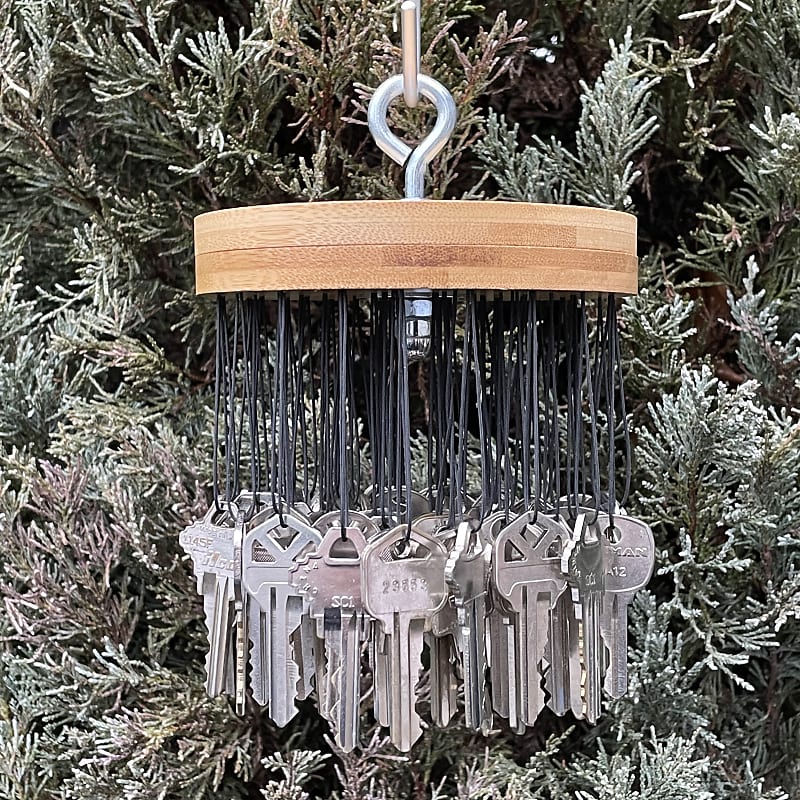 Upcycled Percussion - Key Chimes - Large - Silver Keys | Reverb