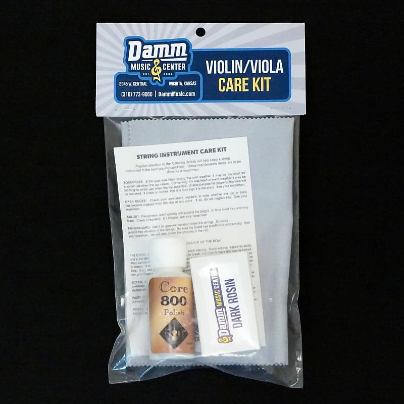 Damm Music Care Kit for Violin/Viola | Reverb