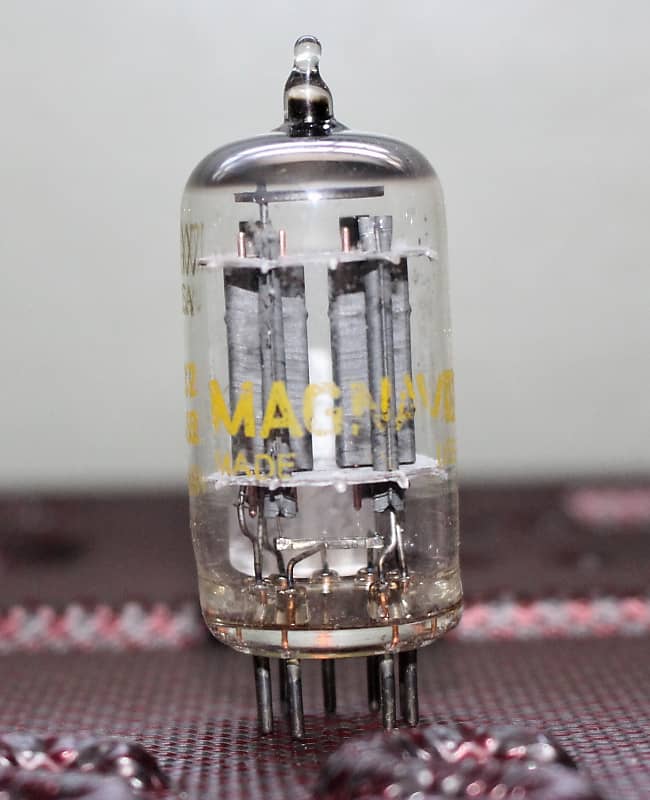 SYLVANIA 12AX7 LONG PLATE TIGHT BALANCE HALO GETTER COPR GRID | Reverb