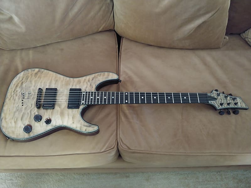 Schecter C-1 2010's - Snow Leopard, Sweetwater exclusive | Reverb