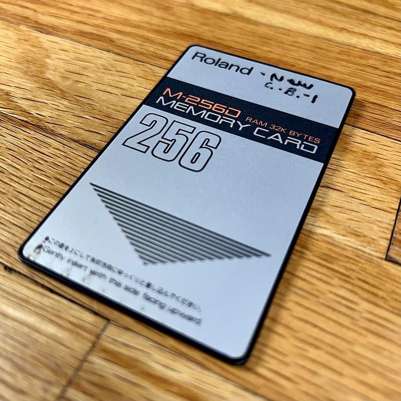 Roland M-256D Memory Card | Reverb