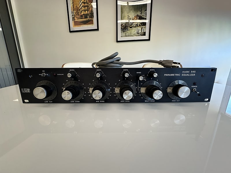 Urei 545 Parametric EQ Early 1970s - Black & Silver | Reverb
