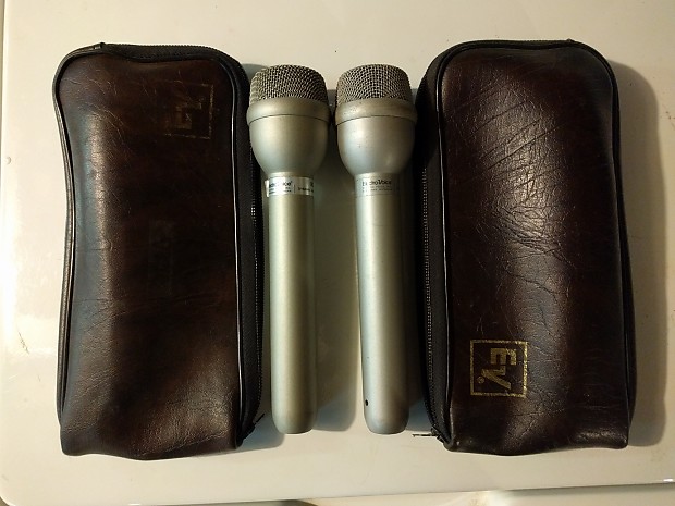 (2) Vintage Electro-Voice RE 50 Microphones Dynamic | Reverb