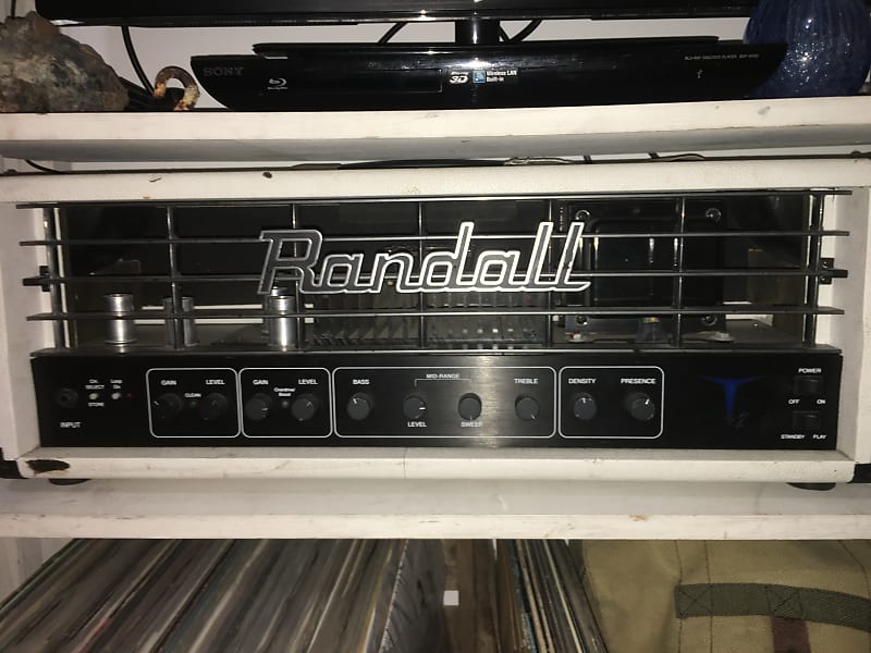 Rare White 400 watt Randall T2 Hybrid 2 channel guitar amp | Reverb