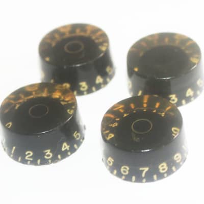 Vintage 1970's Gibson Speed Knobs Black SG Les Paul Custom | Reverb