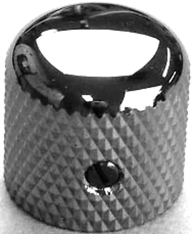 Ibanez 4KB1J1K metal control knob - cosmo black with screw | Reverb UK