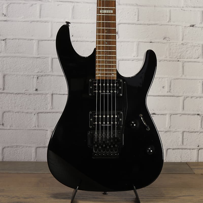 ESP LTD M-200 Electric Guitar 1998 Black #98110170 | Reverb