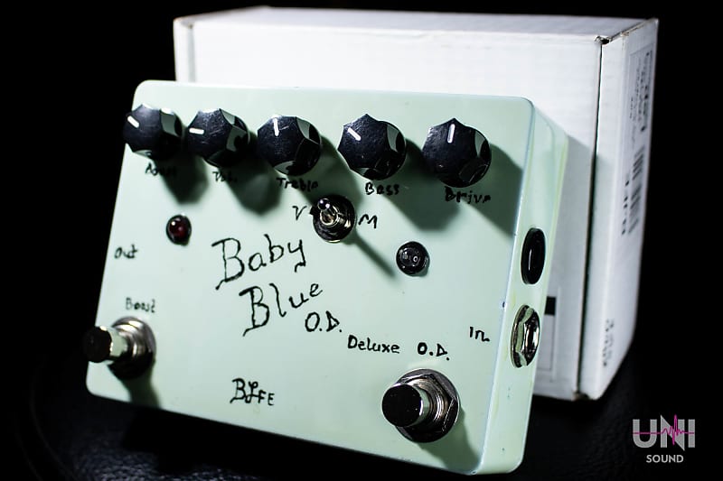 BJFE Baby Blue Overdrive Deluxe with Toggle Switch | Reverb UK