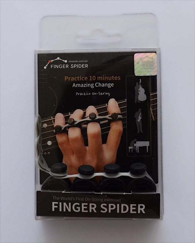 Figer Spider On-String Finger Exerciser Small/Black | Reverb
