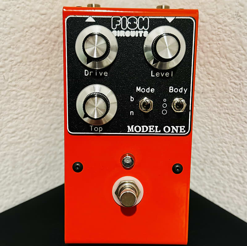Fish Circuits Model One Overdrive and Boost Pedal | Reverb