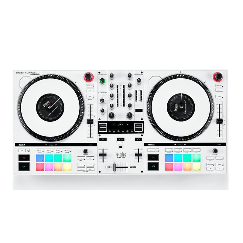 Hercules DJ Control Inpulse T7 White DJ Controller (Limited | Reverb