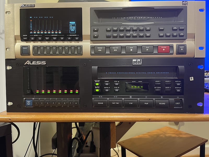 2 ADATs - Alesis ADAT-XT20 (20-bit) and ADAT Type I (16-bit) | Reverb