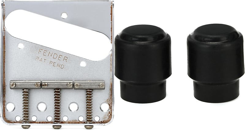 Fender Road Worn Tele Bridge Assembly Bundle with Fender Road | Reverb
