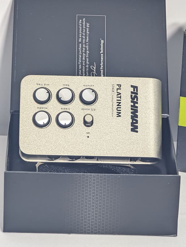 Fishman Platinum Stage Pre-Amp PRO-PLT-301 Platinum Stage | Reverb