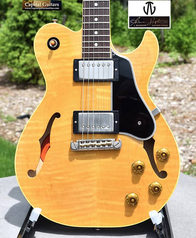 Gustavsson Dotmaster Maple on Korina, Brazilian RW FB, | Reverb