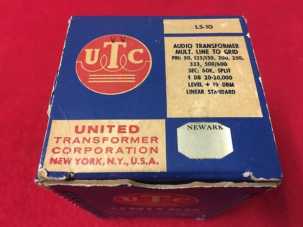 NOS NIB UTC LS-10 LS10 input transformer from 1950/1960s used | Reverb