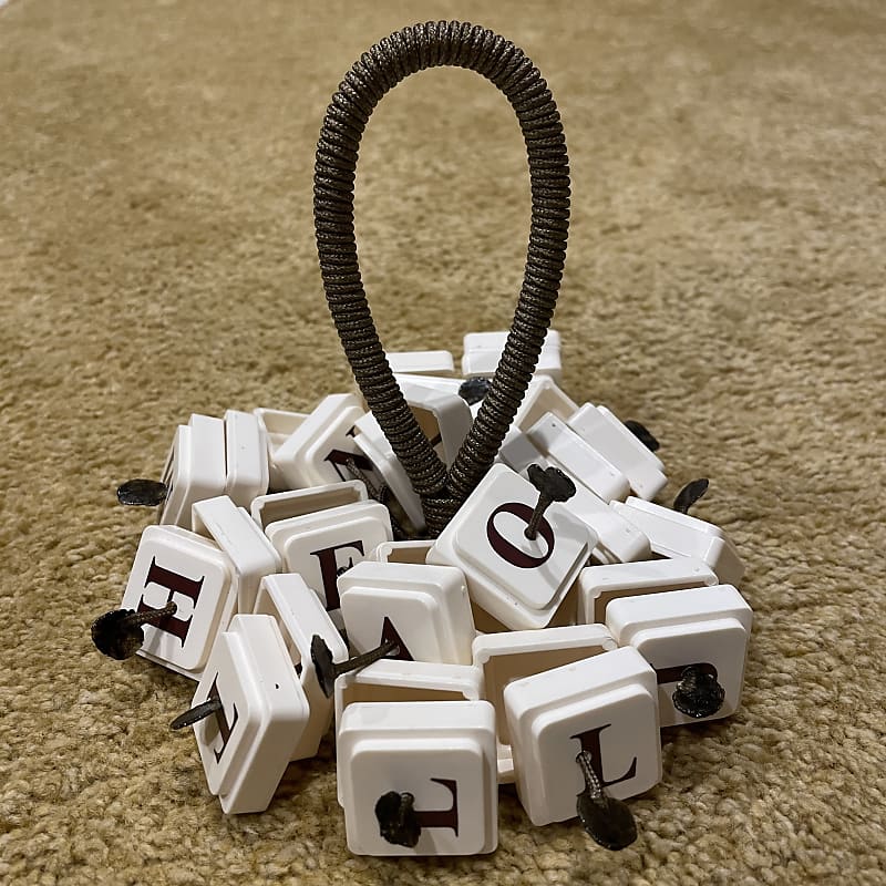 Upcycled Percussion - Upwords Game Tiles Hand Rattle / Shaker | Reverb