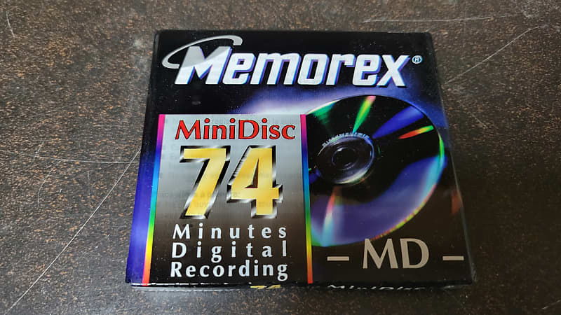 Memorex MiniDisc 74 MD 2000's - Black | Reverb