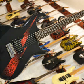Aria Pro II RS Inazuma-I 1983-1984 Black w/Thunderbolt | Reverb Aria Pro II RS Inazuma-I 1983-1984 Black w/Thunderbolt | Reverb