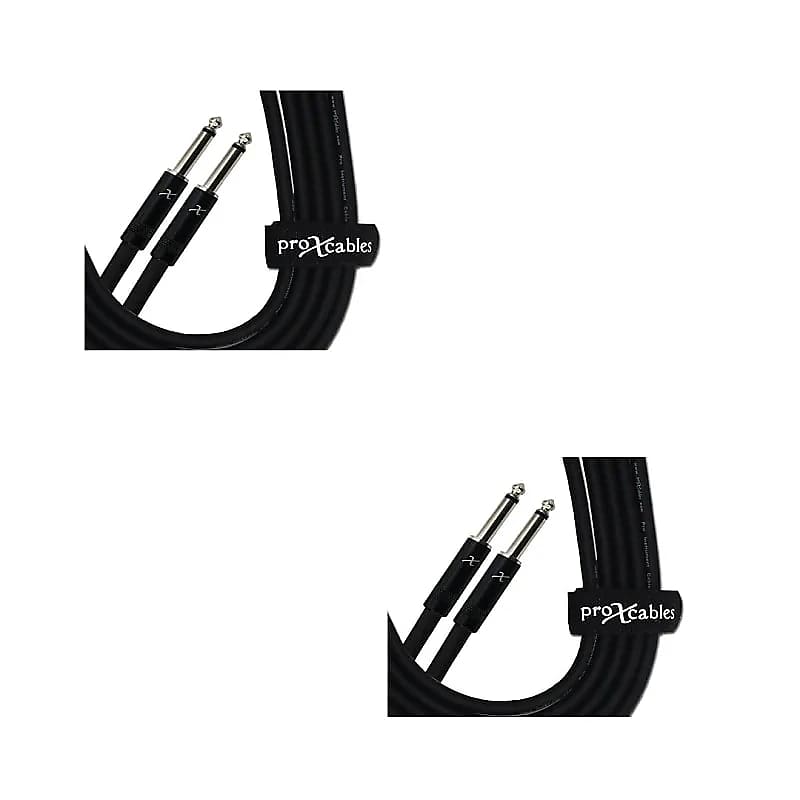 2 Prox Speaker Cables 25 ft 1/4" Male to 1/4" Male 12AWG High | Reverb