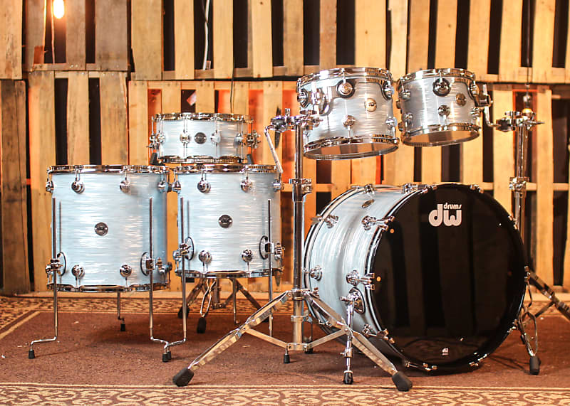 DW Collector's Contemporary Classics Pale Blue Oyster Drum | Reverb