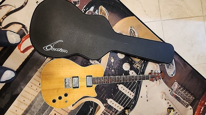 Ovation VXT Hybrid in Natural with OEM Case | Reverb