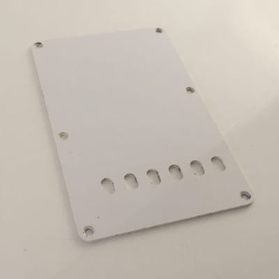 Fender Relic White 1ply Guitar Strat Back Plate Vintage USA | Reverb