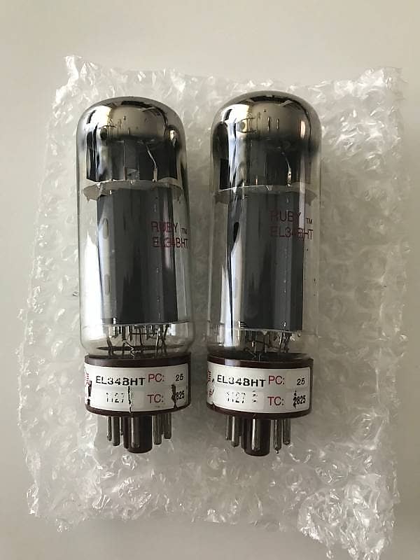 Ruby Tubes EL34 BHT | Reverb