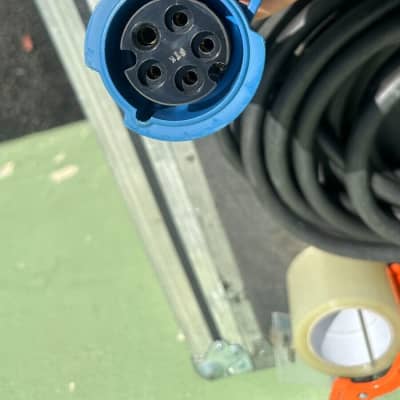 25' Audio Cable IEC Pin 5-Wire Female Grounding To Edison | Reverb