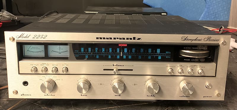 Marantz 2252 Vintage Stereo Receiver 1970s Silver | Reverb