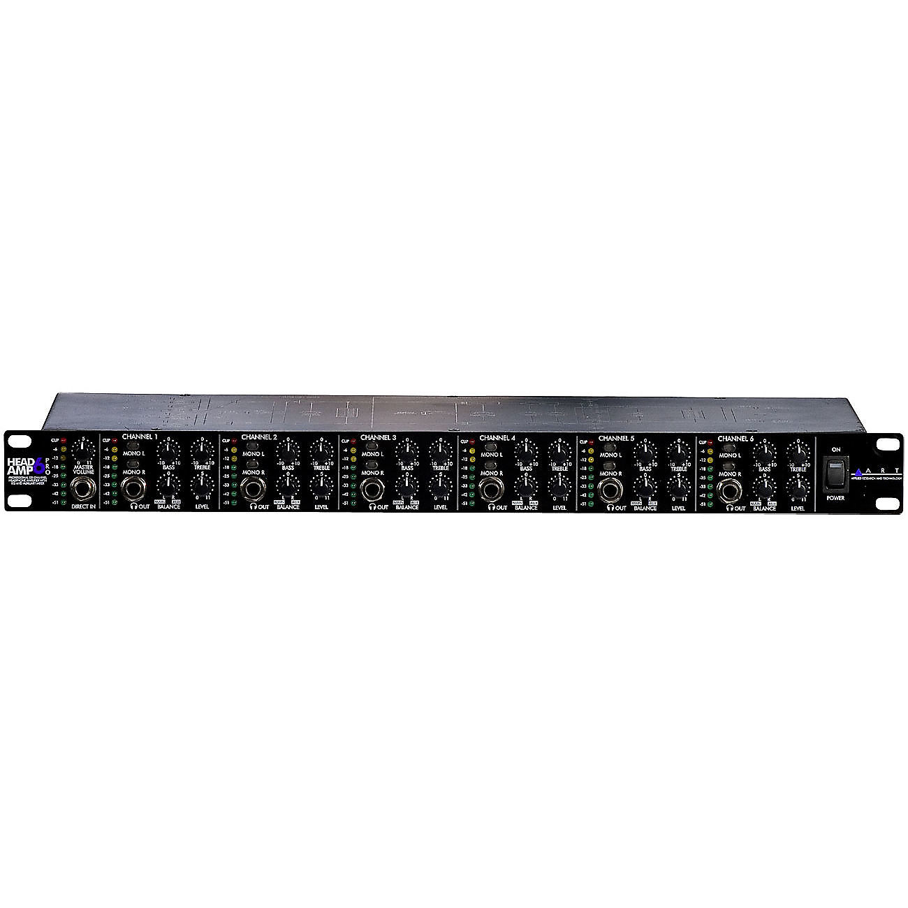 ART Headamp 6 6 Channel Stereo Rackmount Headphone | Reverb Italia