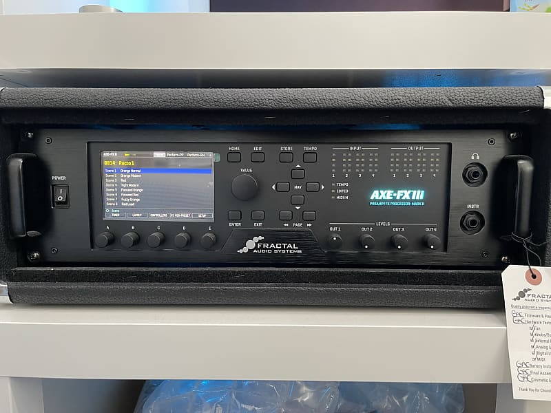 Axe Fx Iii Mkii Preamp Fx Processor Fc 12 Foot Controller Reverb