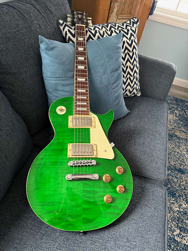 IYV LP-300 2020 - Flame Maple Green w/bag | Reverb
