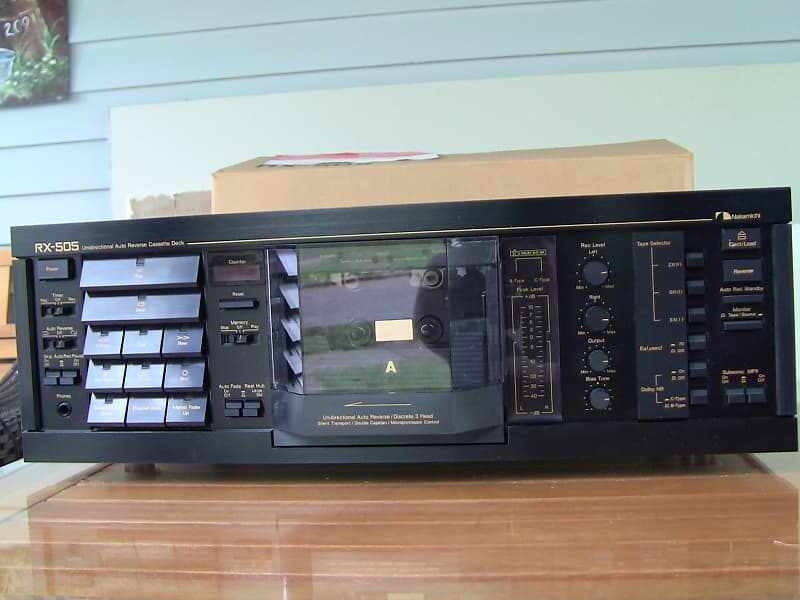 Nakamichi RX-505 Auto-Reverse Three Head Cassette Deck MINT | Reverb