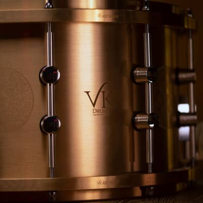 VK DRUMS (VAN KLEEF) 7EMPEST 14 X 8 CAST BRONZE DANNY CAREY | Reverb