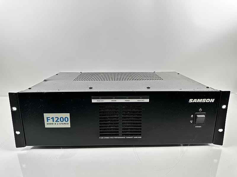 Samson F1200 Stereo Power Amp | Reverb