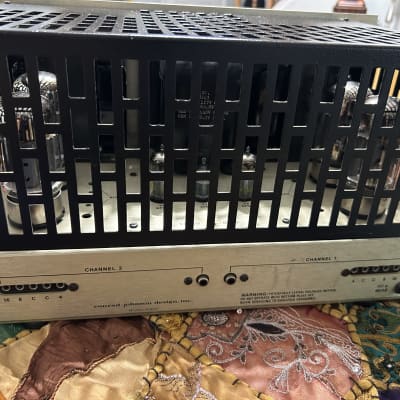 Conrad Johnson MV75/MV75a Stereo Tube Power Amplifier - Gold | Reverb