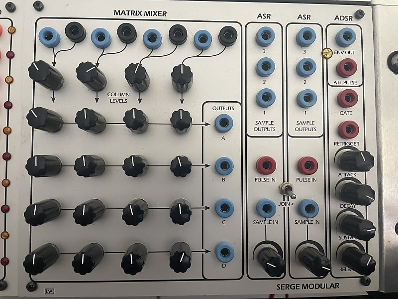 Serge Modular Matrix Mixer LW Format | Reverb