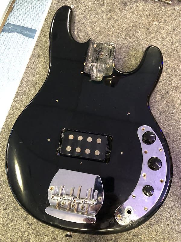 OLP Stingray Bass Body - Black | Reverb